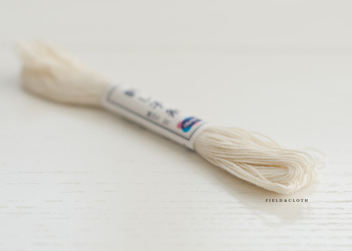 Sashiko Thread - Off White 02 – Field & Cloth